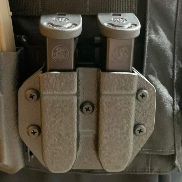 Duty Style Double Stack Double Mag Pouch – Grey Man Solutions